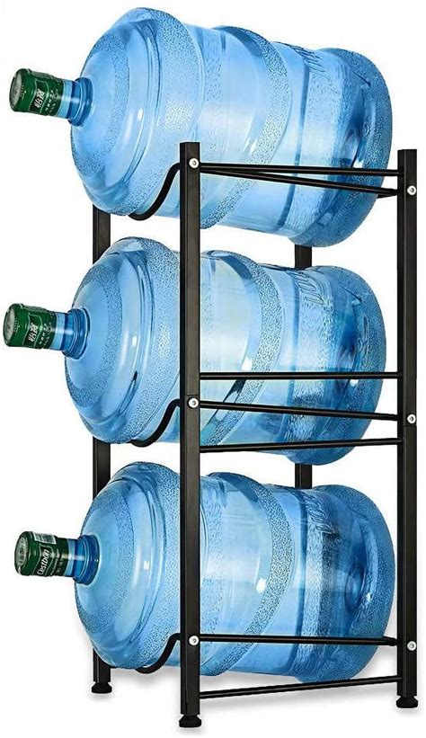 3 Tier Heavy Duty Steel Water Jug Rack Large Organizer Stand And
