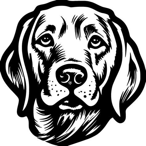 Labrador Retriever Minimalist And Simple Silhouette Vector