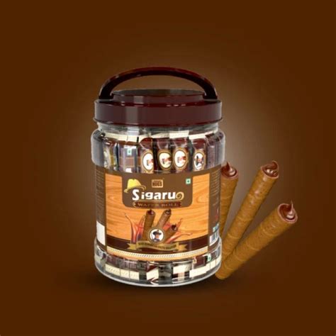 Hugs Sigaru Wafer Roll Chocolate Flavoured Wafer Rolls Free Shipping