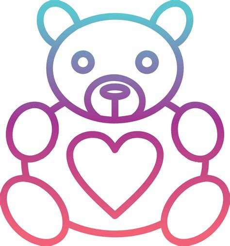 Teddy Bear Vector Icon 15539042 Vector Art At Vecteezy