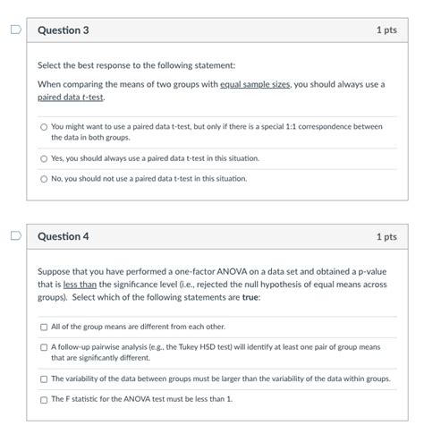 Solved Question 3 1 Pts Select The Best Response To The Chegg Com