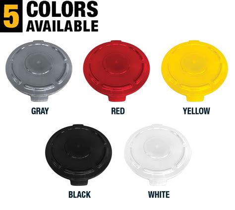 Ctc L10 Lid For 10 Gal Round Trash Can Quantum Storage