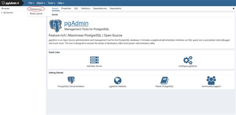 postgresql数据库安装后的pgadmin4切换中文 毛绒绒 博客园
