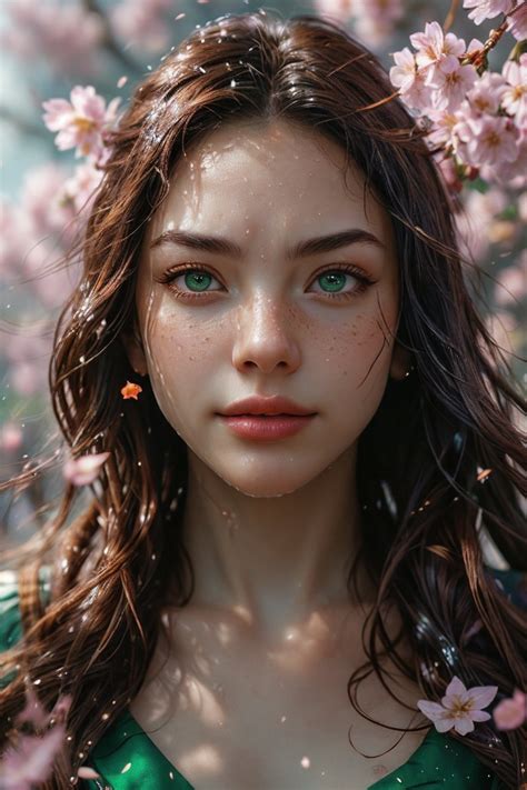 Girl Solo Realistic Wet Ski Image Created By Tensor Art