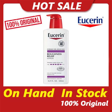 Eucerin Roughness Relief Lotion 500ml For Extremely Dry Smoothes Rough