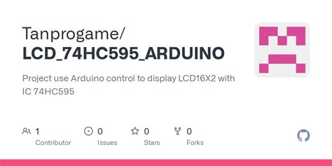GitHub Tanprogame LCD HC ARDUINO Project Use Arduino Control To Display LCD X With IC