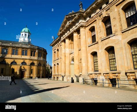 Three Famous Classical Buildings In The Heart Of Oxford The Sheldonian