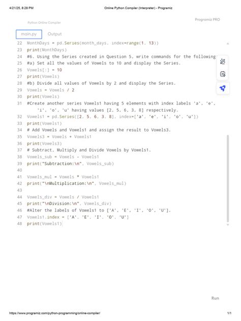 Online Python Compile3r Interpreter Programiz Pdf