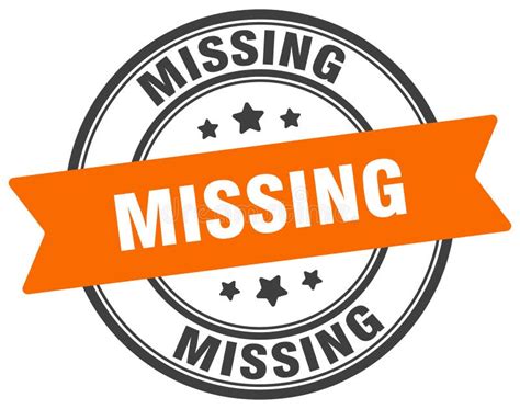 Missing Stamp Stock Vector Illustration Of Isolated 122345715