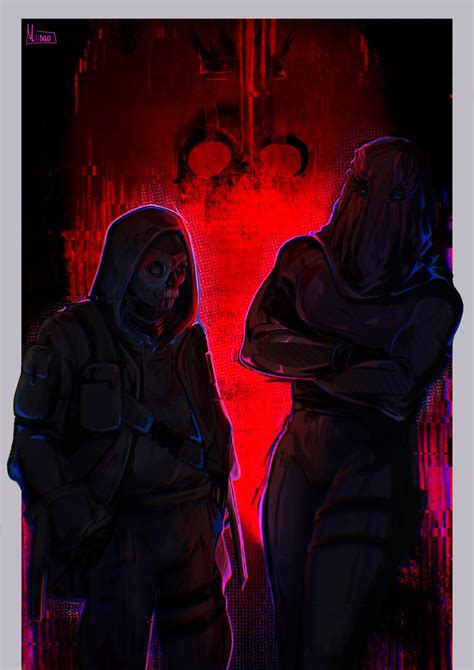 Ghost And Konig Fanart By Miisaoillustrations On Deviantart