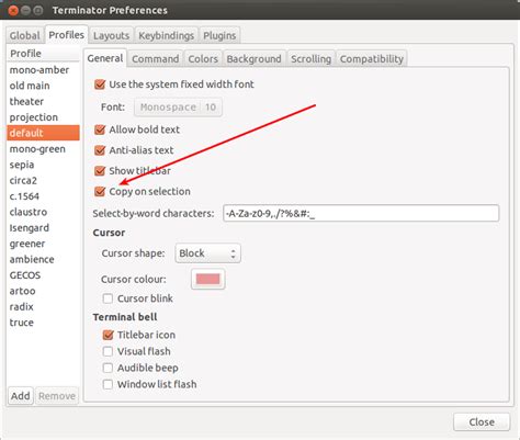 A Terminal Which Provides Select To Copy And Right Click To Paste Ask