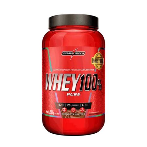 Whey Protein Concentrado Integralmedica 100 Pure Pote 900g