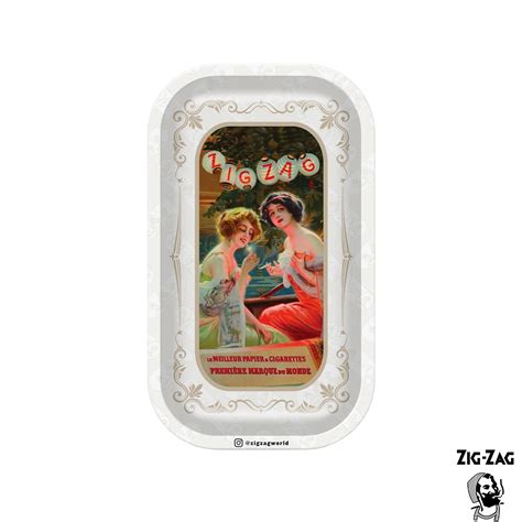 ZIG ZAG SMALL VINTAGE STARBURST ROLLING TRAY Art Of Glass Retail