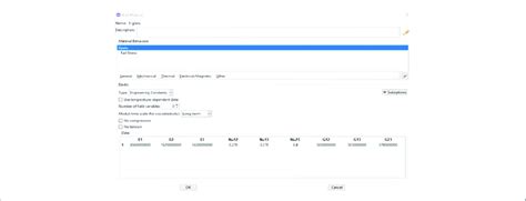 Input GUI To Create A Material Download Scientific Diagram