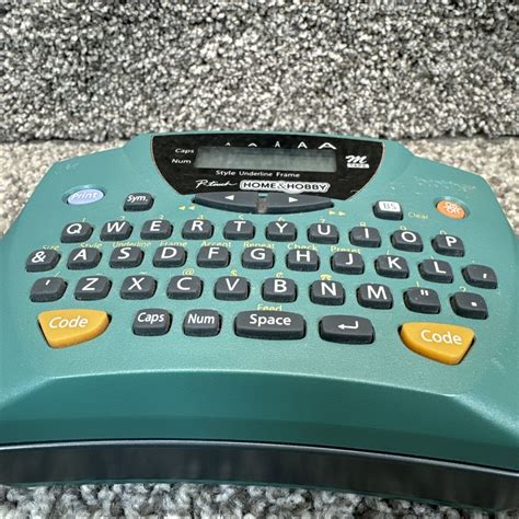 Brother P Touch Label Maker Model PT 65 Green Home And Hobby Portable