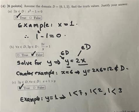 Solved 6 Points Assume The Domain D 612 Find The
