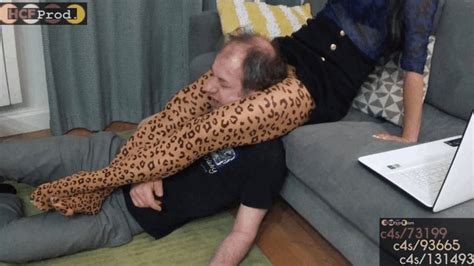 Amritas Leopard Legs Headscissors Phone Size 480p Squeeze N