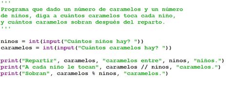 Programar en python Nivel Practicando lo básicoReto División entera y módulo