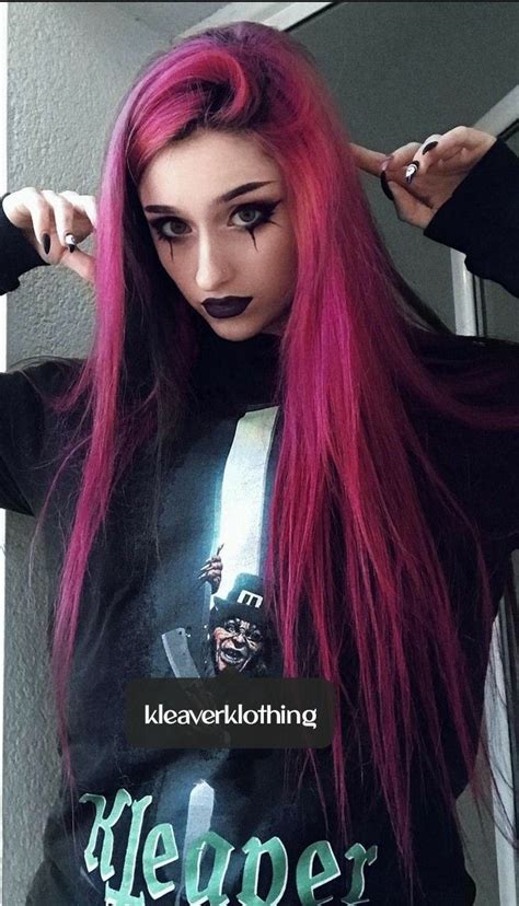 Pin By Russ Michaels On Goth Style Hair Color And Cut Gorgeous Hair