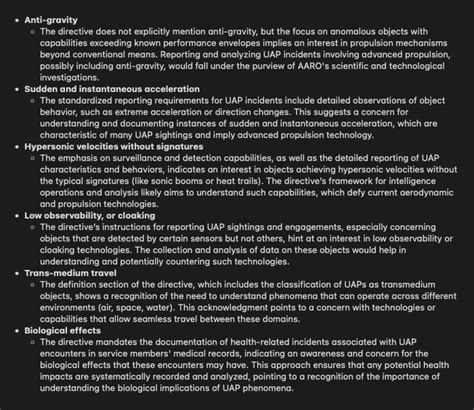 All Six Observables Are Addressed In The Joint Chiefs Directive