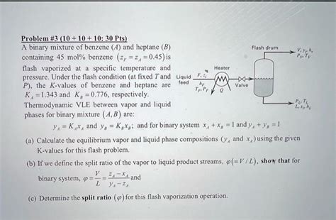 solved problem 3 10 10 10 30pts a binary mixture of