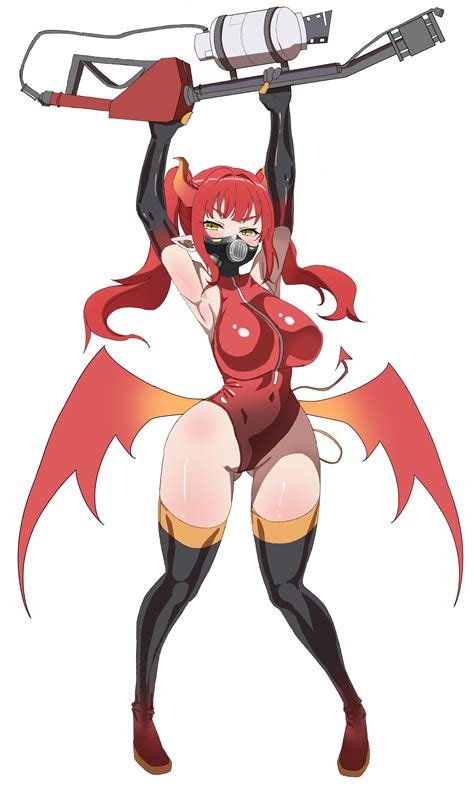 Dinsoreprong64 Pyro Tf2 Red Pyro Tf2 Team Fortress 2 Absurdres