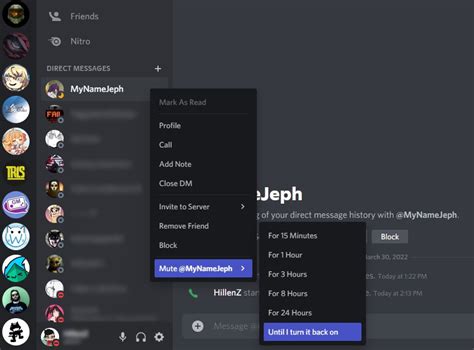 how to block or mute someone on discord android authority