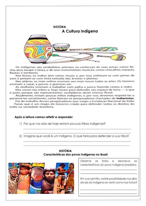 Avaliação De Historia 5º Ano Educa