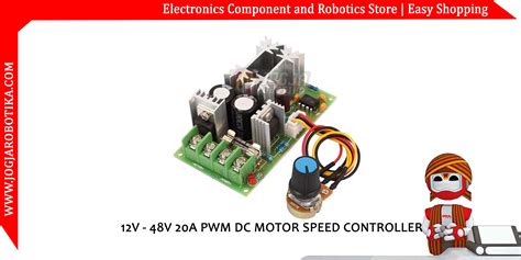 Jual 12V 48V 20A PWM DC MOTOR SPEED CONTROLLER
