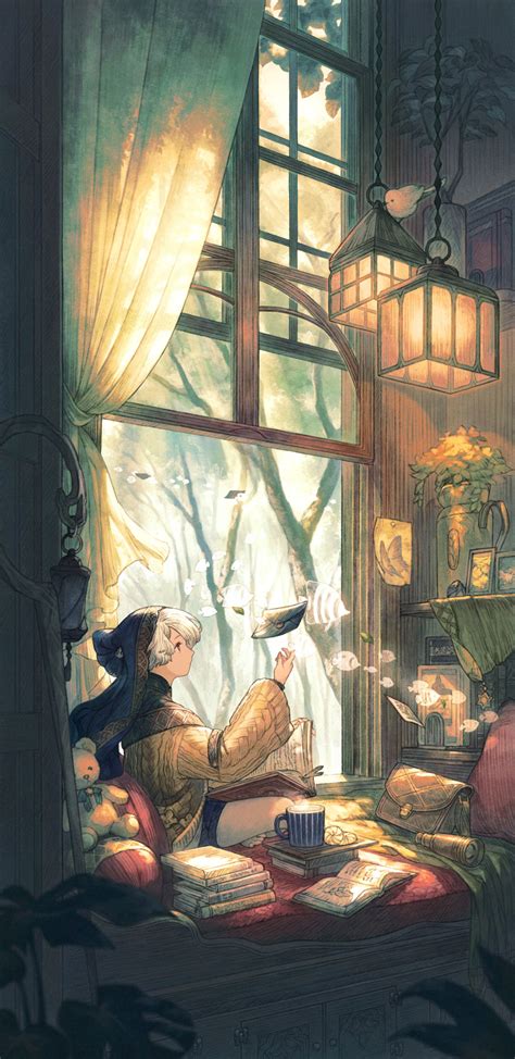 Maeka Kumaekake Original Blue Headwear Absurdres Commentary