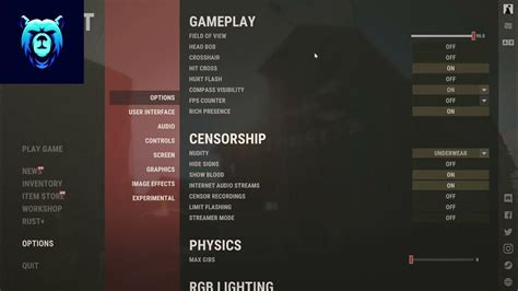 Blooprints New Rust Settings 2023 Rust Blooprint Settings Youtube