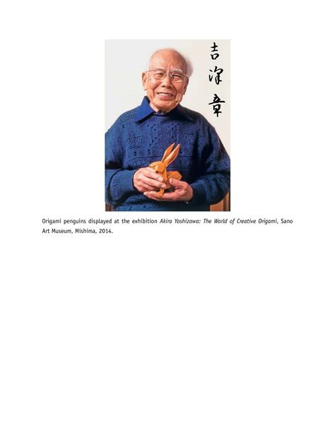 Akira Yoshizawa Japans Greatest Origami Master Mục Lục Không Có Số