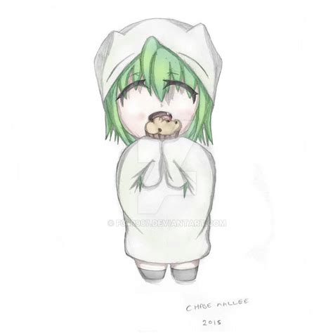 Chibi Akiko Eating A Muffin~ By F34r987 On Deviantart