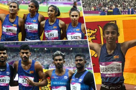 Tharushi Wins Historic Gold Two Bronze Medals For 4 X 400m Relay Teams