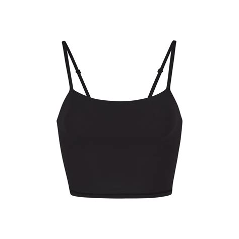 Fits Everybody Cropped Cami Onyx