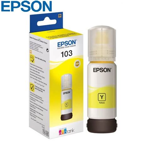 მელანი Epson 103 Ecotank Yellow Ink Bottle 65ml C13t00s44a Allmarket Ge