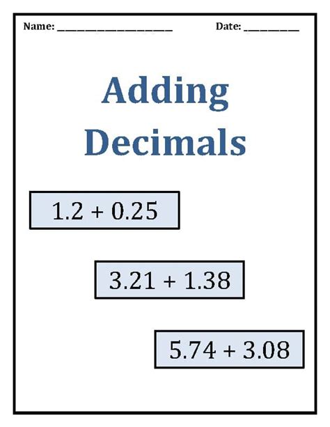 Adding Decimals Worksheets 20 Pages Of Unique Problems For Elementary Students Adding Decimals Worksheets 20 Pages Of Unique Problems For Elementary Students
