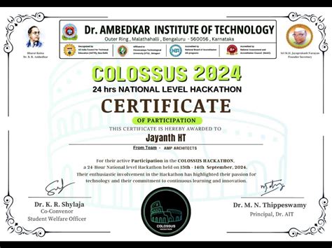 jayanth ht on linkedin excited to share my hackathon journey recently i had the privilege of…