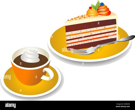 Tajada de torta Imágenes vectoriales de stock Alamy