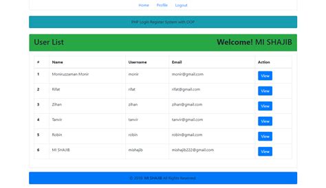Github Mishajib Login Registration System With Php Oop This Is A Awesome Basic Php Oop Project