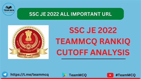 Ssc Je 2022 Response Key Urlssc Je 2022 Rankiq Cutoffssc Je 2022