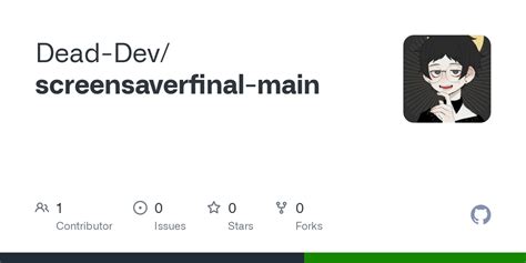 Github Dead Devscreensaverfinal Main