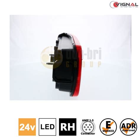Vignal Lc11 Led Rh Rear Combination Light Lamp With Sm Rear Amp 1 5 24v Truck Ebay