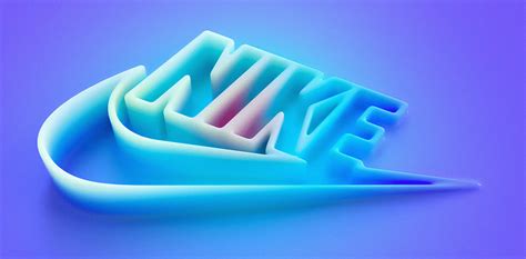 Nike 3d Logo Cinema 4d And Octane Behance