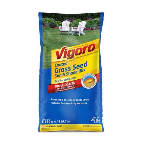 Vigoro 20 Lbs Sun And Shade Grass Seed Mix 100544413 The Home Depot