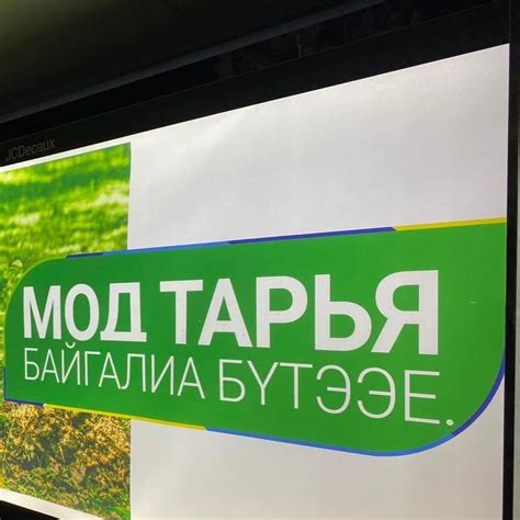Увс Ногоон Мод Хөтөлбөр