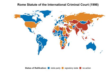 Mapping The Ratification Status Of The 1998 Rome Statute An