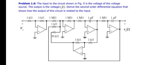 Solved Problem The Input To The Circuit Shown In Fig Chegg Com