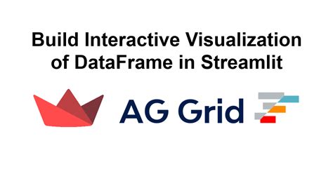 Interactive Table In Streamlit With Aggrid