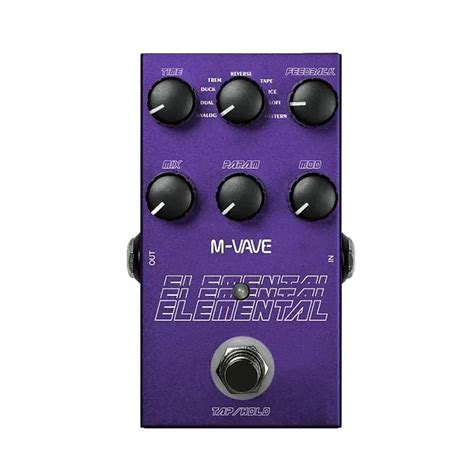 M Vave Elemental Digital Delay Pedal 9 Different Delay Reverb